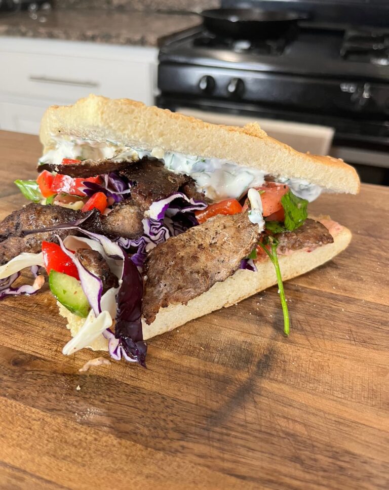 Homemade German Döner Kebab