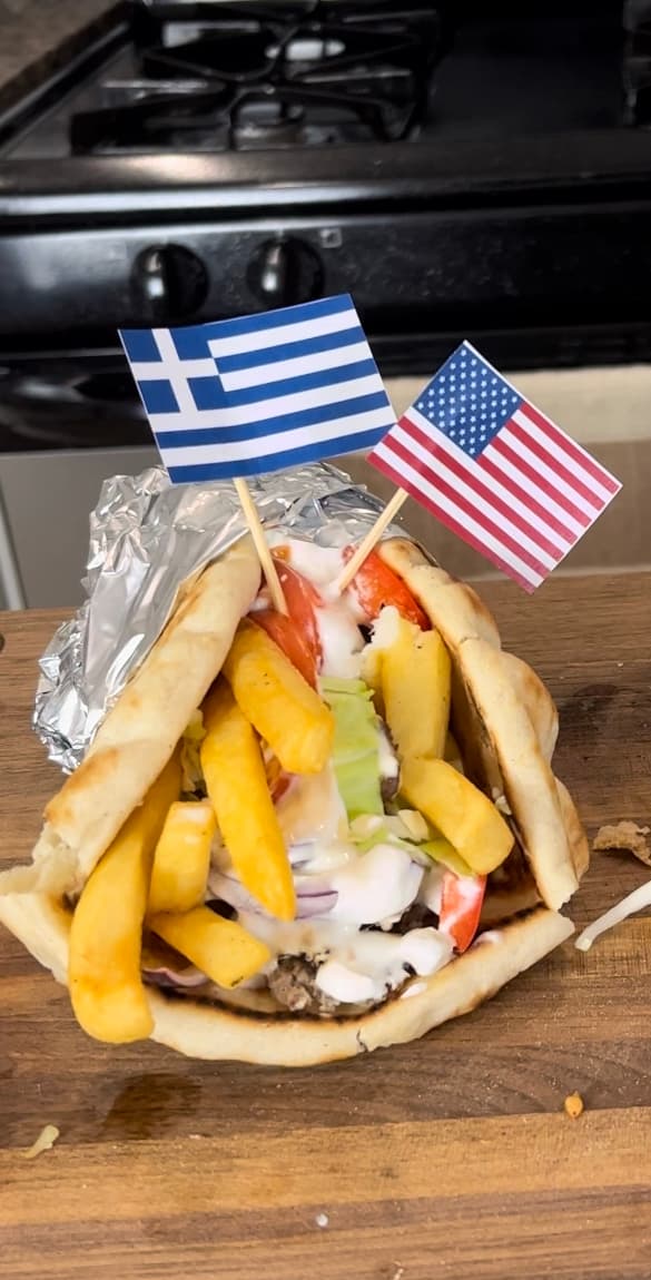 The BEST Greek American Lamb Gyro